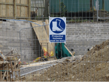 Foot Protection Signs | Safety Signs | Label Source