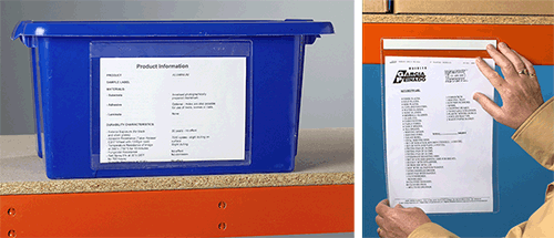 Heavy-duty Document Pockets & Wallets | Label Source